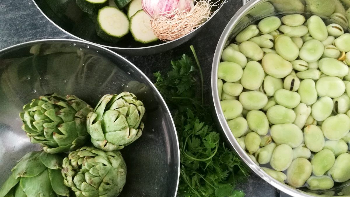 Artičoke s bobom: tradicionalni dalmatinski recept | Maslinovo ulje ...